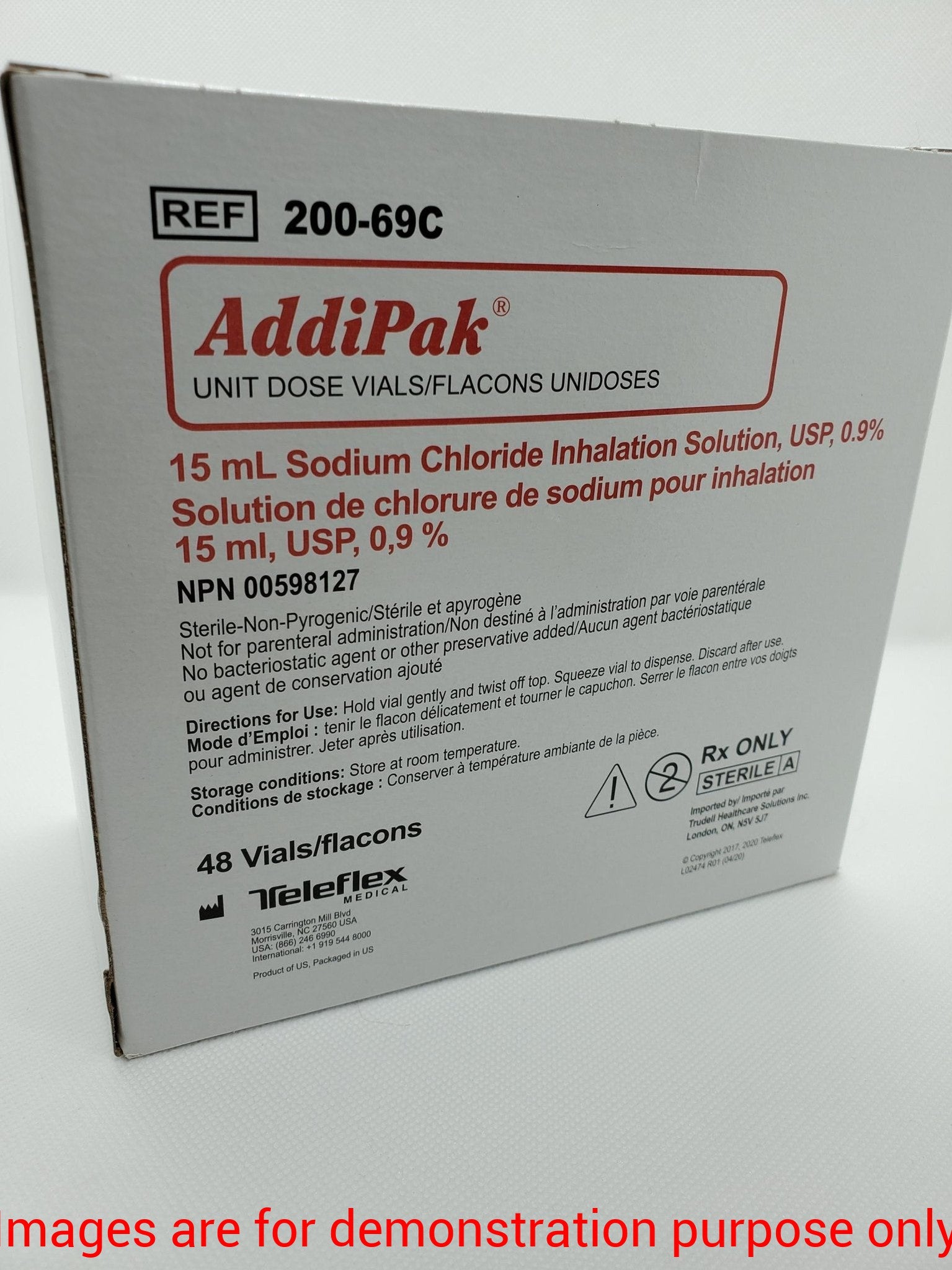 Addipak Saline Sodium Chloride Solution Unit Dose 15Ml Pink | Medical ...
