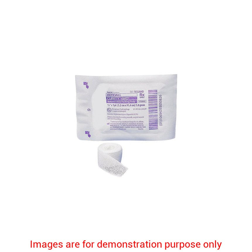 Curity Packing Strips, Antimicrobial, Sterile 1" X 3Yrd | Skin and ...
