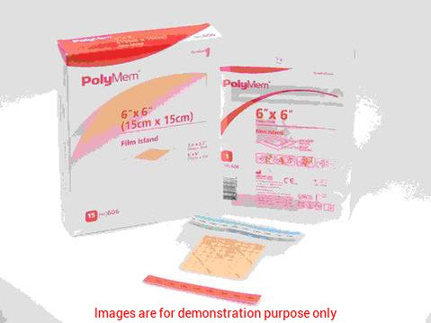 Polymem Film Island Dressing 6" X 6" (15Cm X 15Cm). | Skin and Wound ...