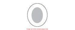 Polymem Shapes, Oval Silver Dressing, Size 8. | Skin and Wound Treatments