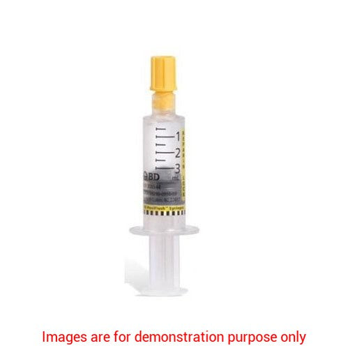 Posiflush IV Flush Syringes with Heparin, 3ml, Case of 480
