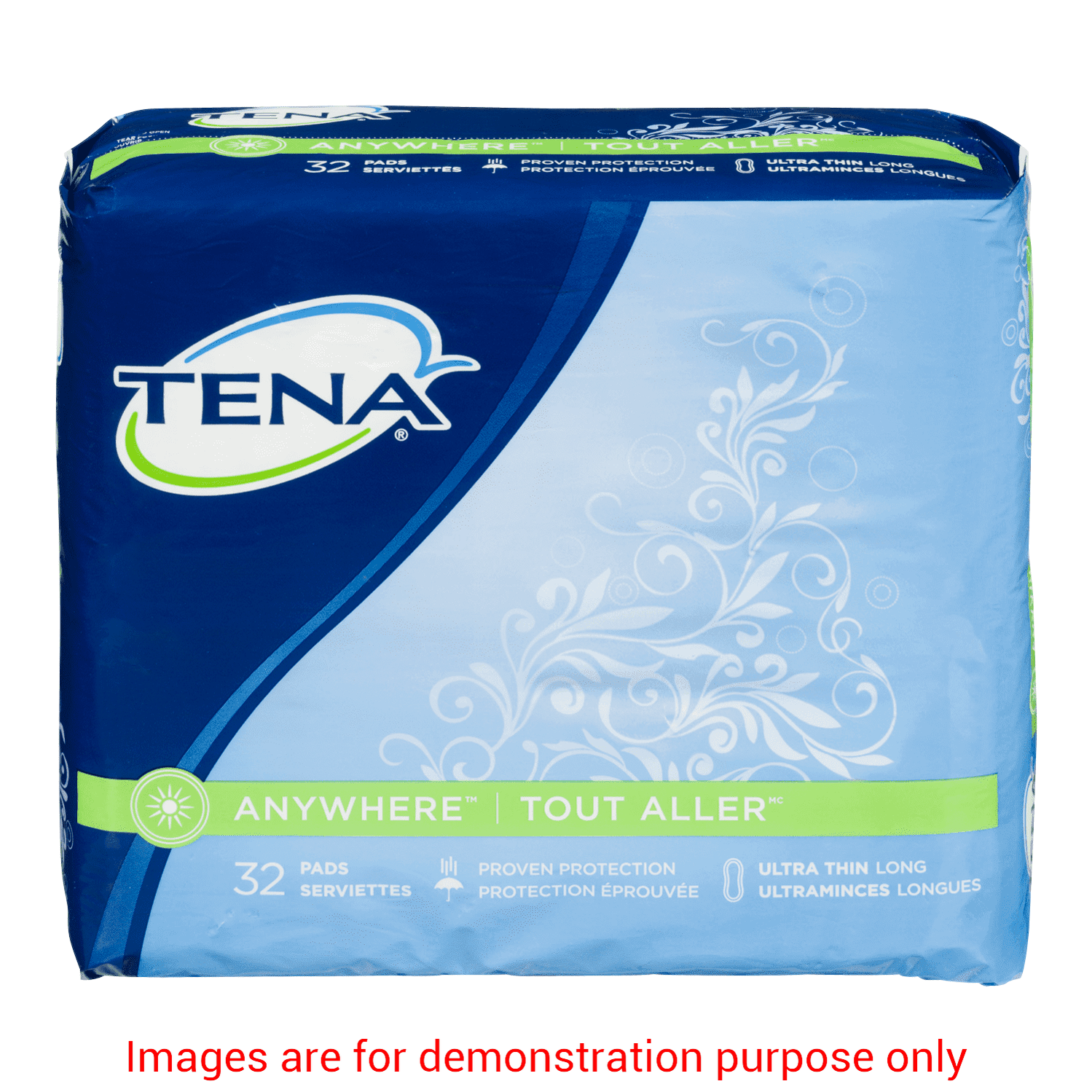 Tena Intimate Moderate Absorbency Thin Long Pads | Incontinence Pads