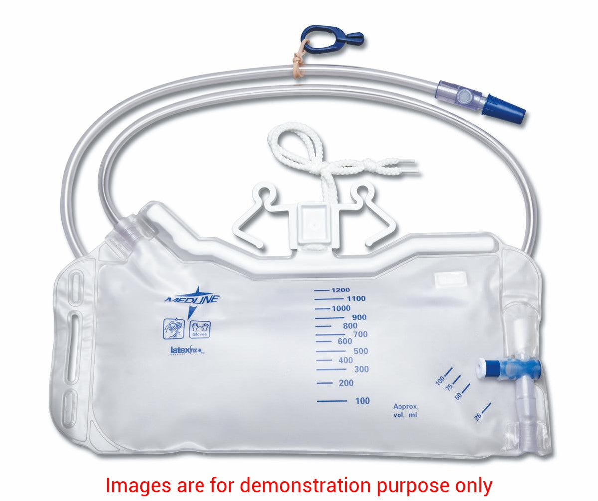 Urinary Drainage Bag, 1200Ml, Latex Free. | Urological Drain Bags and ...